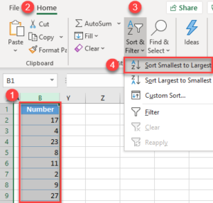 How to Sort by Number in Excel & Google Sheets - Automate Excel