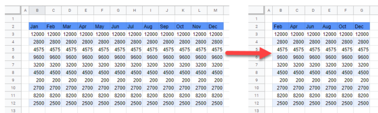 How to Delete Every Other Column in Excel & Google Sheets - Automate Excel