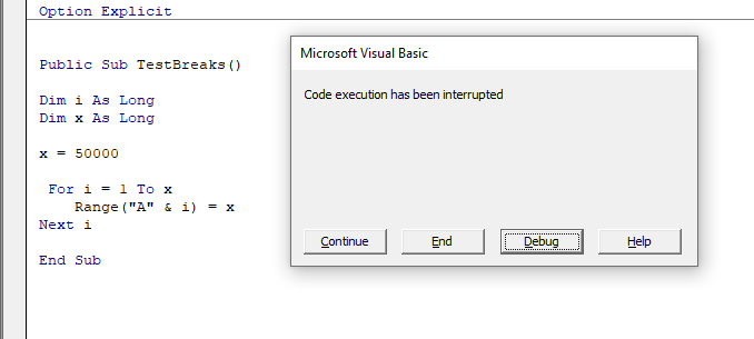Excel VBA Pause (Break / Stop) & Resume a Macro - Automate Excel Excel VBA Pause (Break / Stop) & Resume a Macro - Automate Excel