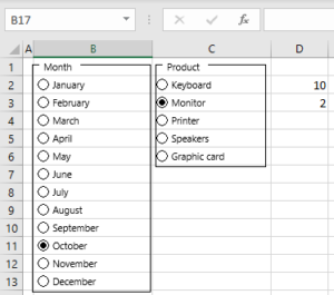 How to Add and Group Radio (Option) Buttons in Excel - Automate Excel