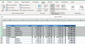 How to Create an Outline in Excel & Google Sheets - Automate Excel