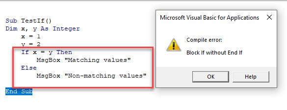 VBA Compile Error - Automate Excel VBA Compile Error - Automate Excel