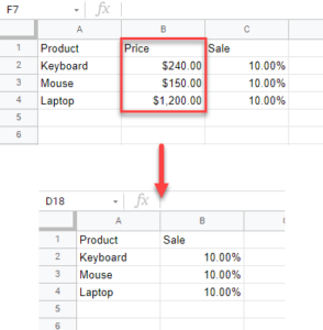 How to Delete and Shift Cells Left in Excel & Google Sheets - Automate Excel