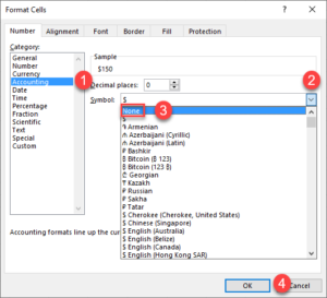 How to Get Rid of Dollar Sign in Excel & Google Sheets - Automate Excel