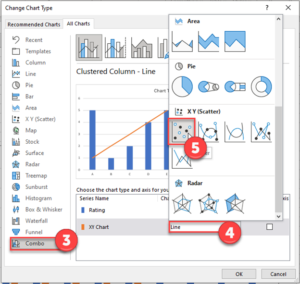 Chart Axis - Use Text Instead of Numbers - Excel & Google Sheets ...