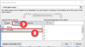 Chart Axis - Use Text Instead of Numbers - Excel & Google Sheets ...