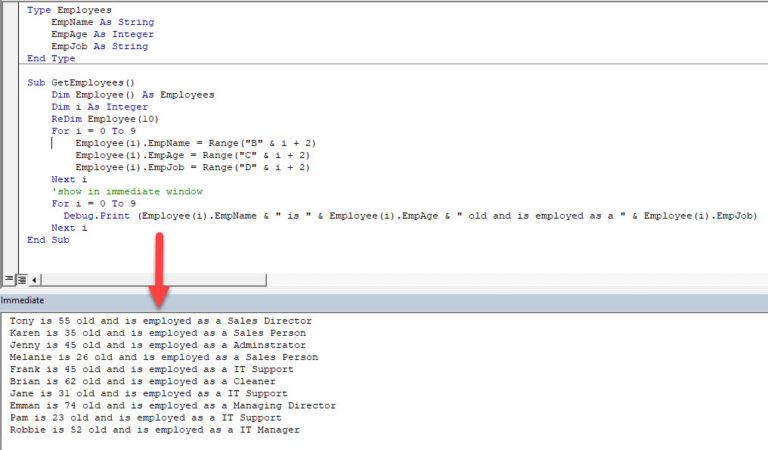 How To Use Vba Structures Automate Excel