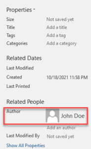 How to Change the Author Property in Excel & Google Sheets - Automate Excel
