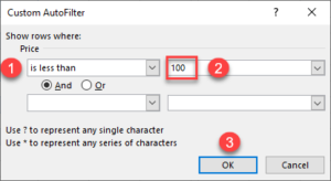 How to Use Custom AutoFilter in Excel & Google Sheets - Automate Excel