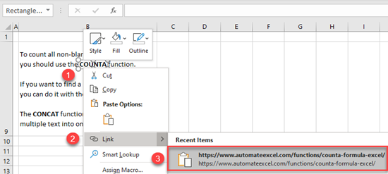 Insert Multiple Hyperlinks into one Cell in Excel & Google Sheets ... Insert Multiple Hyperlinks into one Cell in Excel & Google Sheets ...