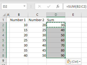 Apply Formula to Entire Column (Copy Down) – Excel & Google Sheets ...