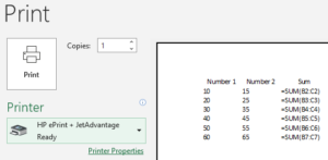 How to Display & Print Formulas in Excel & Google Sheets - Automate Excel