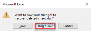 How to Recover a Deleted Sheet in Excel & Google Sheets - Automate Excel