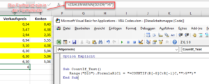 VBA-Funktionen COUNTIF und COUNTIFS - Automate Excel