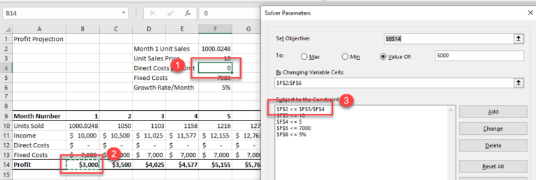 How to Fix When Excel Solver Encountered an Error Value - Automate Excel