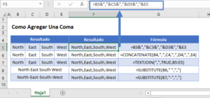 Cómo Agregar una Coma - Excel y Google Sheets - Automate Excel