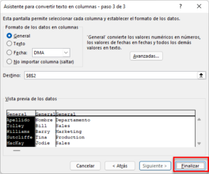 Cómo dividir una cadena de texto por espacio, coma y más - Excel y ...
