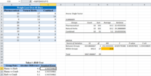 Tukey Test – Excel and Google Sheets - Automate Excel