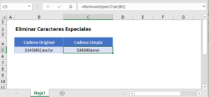 Eliminar Caracteres Especiales en Excel y Google Sheets - Automate Excel