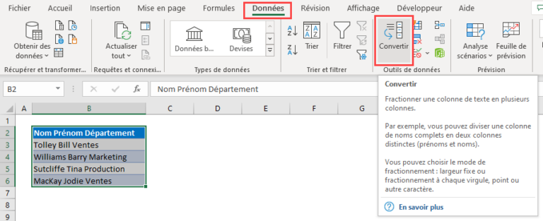 Comment Diviser une Chaîne de Texte par un Espace, une Virgule ou Autre - Excel et Google Sheets ...
