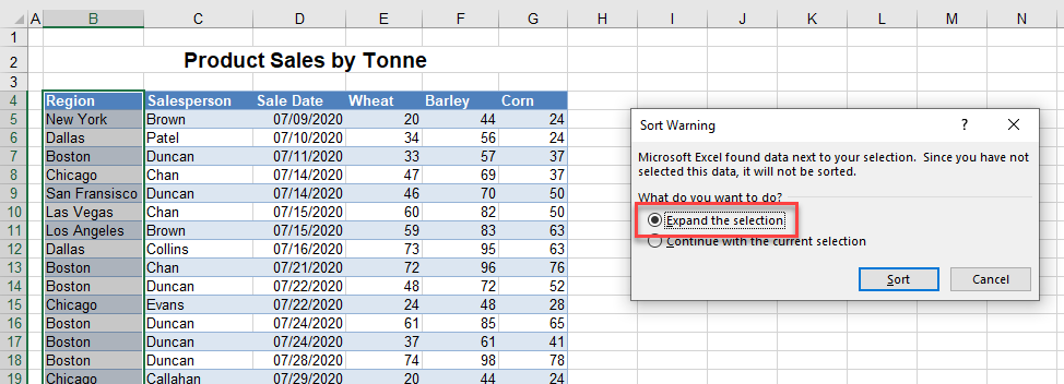 How to Sort Data in Excel & Google Sheets - Automate Excel