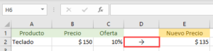 Cómo Insertar una Flecha en Excel y Google Sheets - Automate Excel