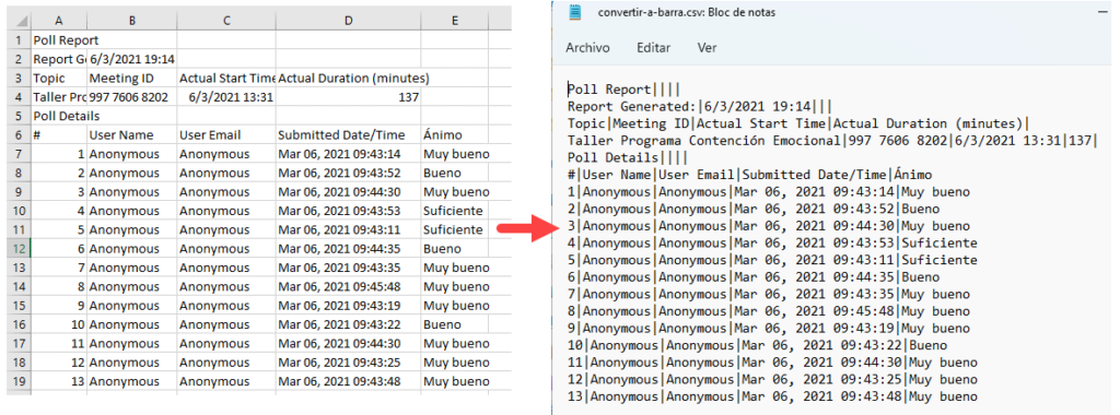 Cómo Convertir Excel en un Archivo de Texto Delimitado por Barra - Automate Excel