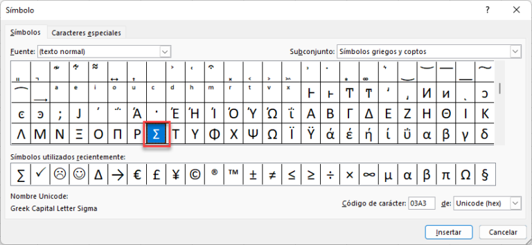 Cómo Insertar el Símbolo de la Sumatoria en Excel y Google Sheets ...