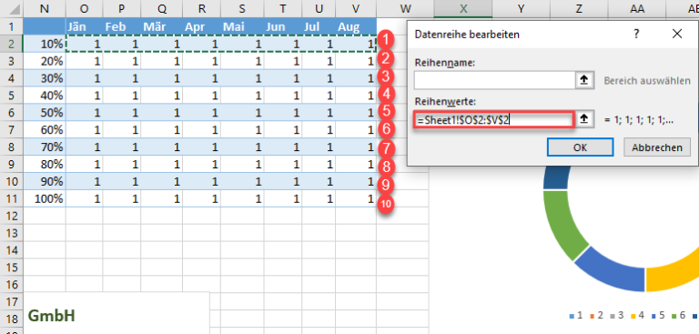Netzdiagramm Excel - Vorlage Download - Automate Excel