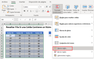 Resaltar Filas Si (Formato condicional) - Excel y Google Sheets - Automate Excel