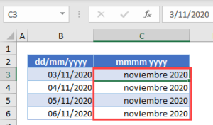 Cómo Convertir la Fecha en Mes y Año en Excel y Google Sheets - Automate Excel