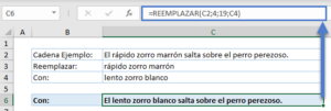 Ejemplos de la Función REEMPLAZAR - Excel, VBA y Google Sheets ...