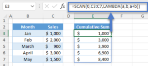 SCAN Function - Excel & Google Sheets - Automate Excel
