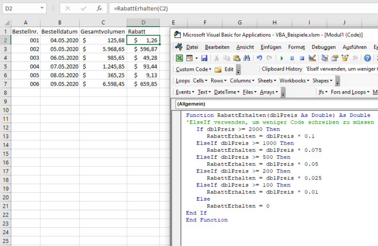 Vba Mehrfache Verschachtelte If Anweisungen Automate Excel