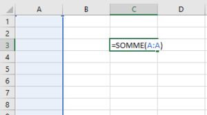 Additionner des Colonnes ou des Lignes Entières dans Excel - Automate Excel