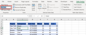 How to Use Table Tools in Excel - Automate Excel