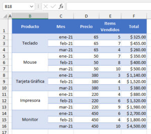 Cómo Filtrar Celdas Combinadas en Excel - Automate Excel