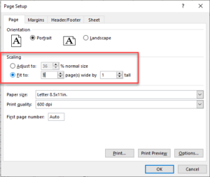 How to Fix When Printing Too Small in Excel & Google Sheets - Automate Excel