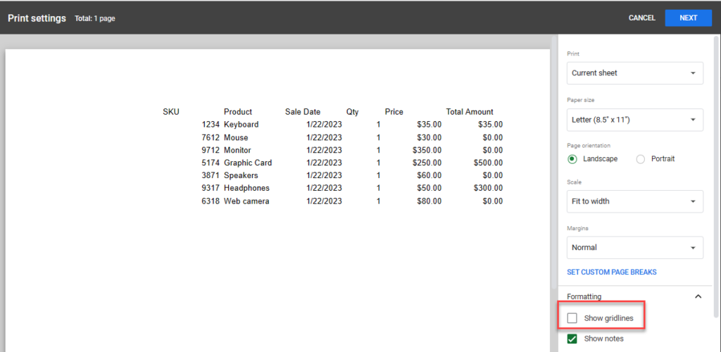 Excel Borders Not Printing? Follow These Steps - Automate Excel