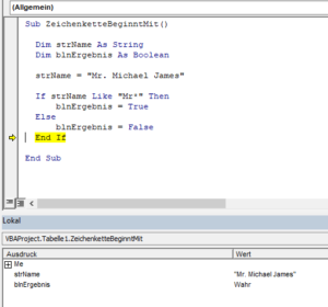 VBA - Like-Operator - Automate Excel