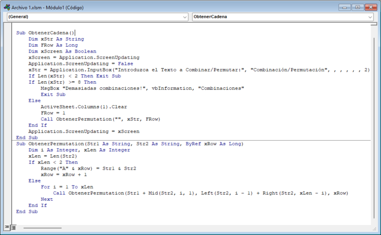 Cómo Generar Todas Las Combinaciones (Permutar) en Excel - Automate Excel