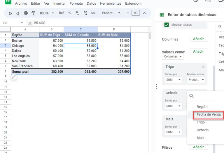 Cómo Filtrar Valores de Tablas Dinámicas en Excel y Google Sheets - Automate Excel