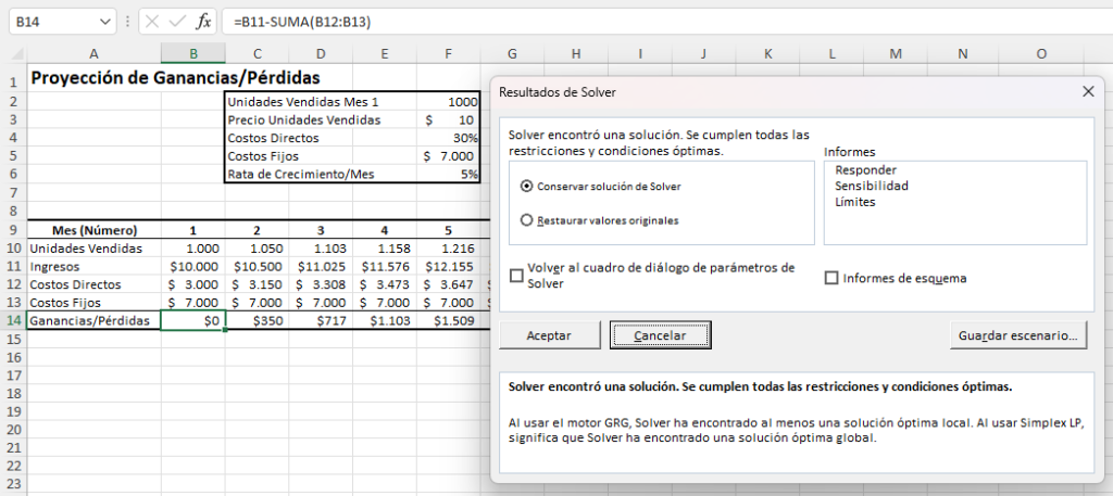 Cómo Resolver una Variable en Excel y Google Sheets - Automate Excel