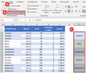 Verbundene Zellen in Excel filtern - Automate Excel