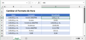 Cambiar el Formato de Hora en Excel y Google Sheets - Automate Excel