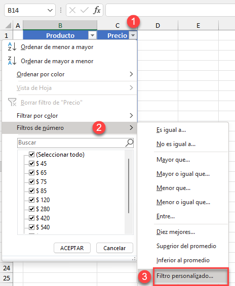 Cómo Utilizar el Autofiltro Personalizado en Excel y Google Sheets ... Cómo Utilizar el Autofiltro Personalizado en Excel y Google Sheets ...