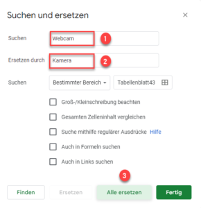 Mehrere Werte in Excel und Google Sheets suchen und ersetzen - Automate Excel
