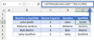 Separar Nombres y Apellidos - Excel y Google Sheets - Automate Excel