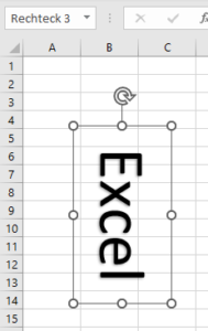 Text in Excel und Google Sheets vertikal schreiben - Automate Excel