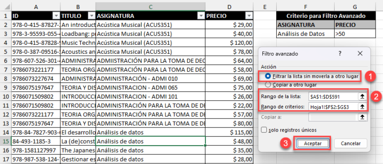 Cómo Filtrar Filas en Excel y Google Sheets - Automate Excel